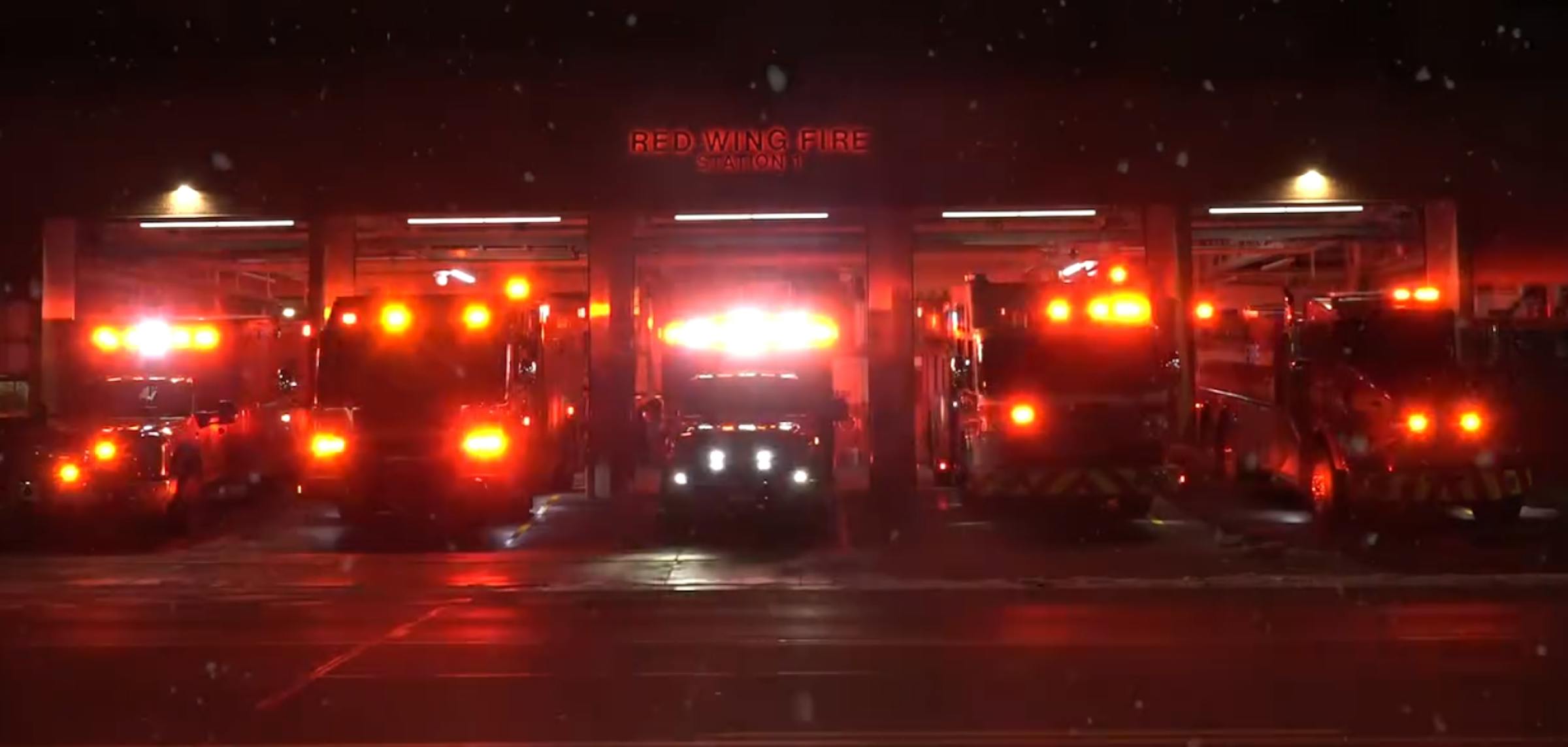 Lights, trucks, action! Minnesota firefighter light show videos go viral