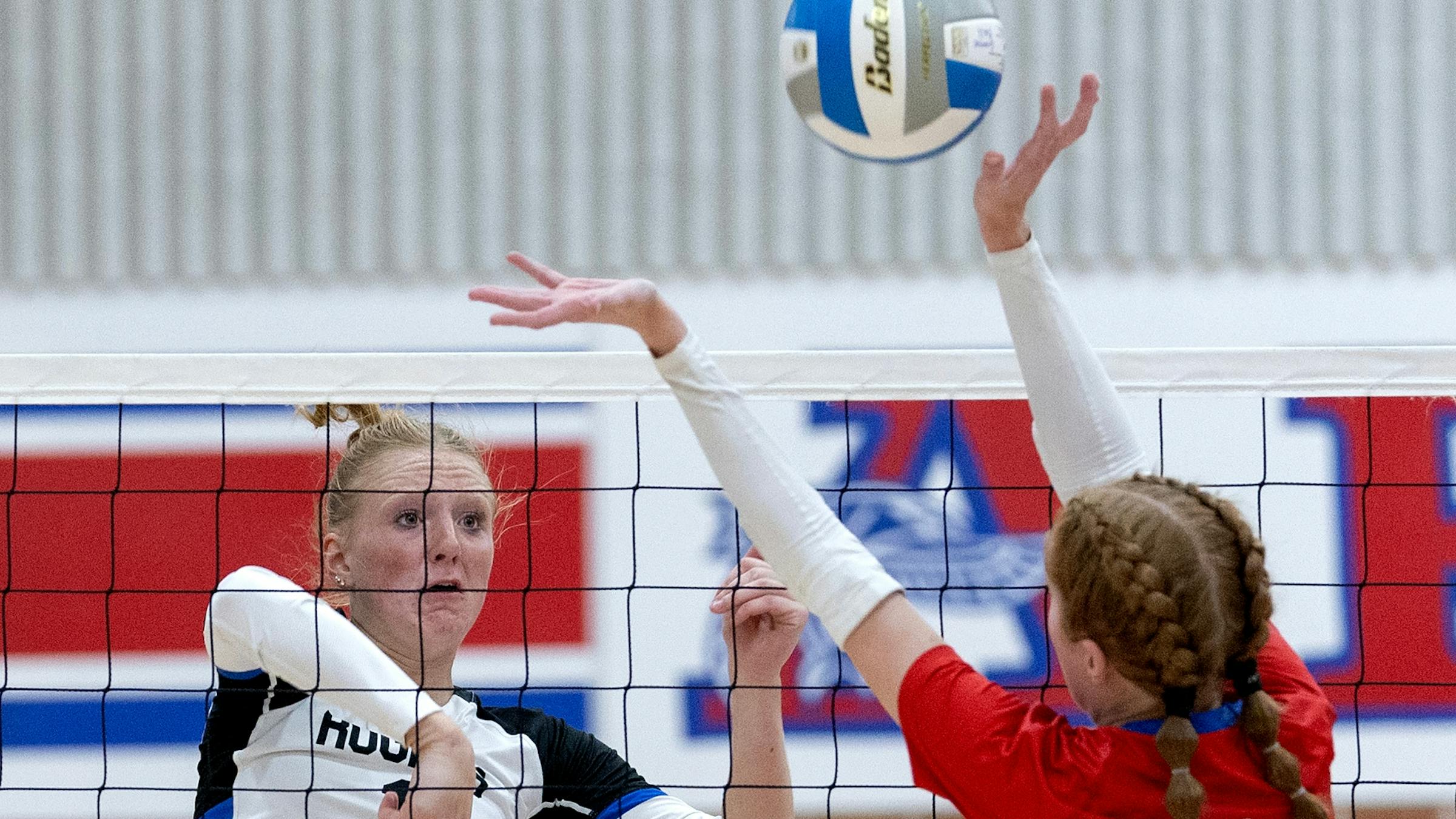 When Rogers volleyball star Anya Schmidt goes to serve, everyone in the ...