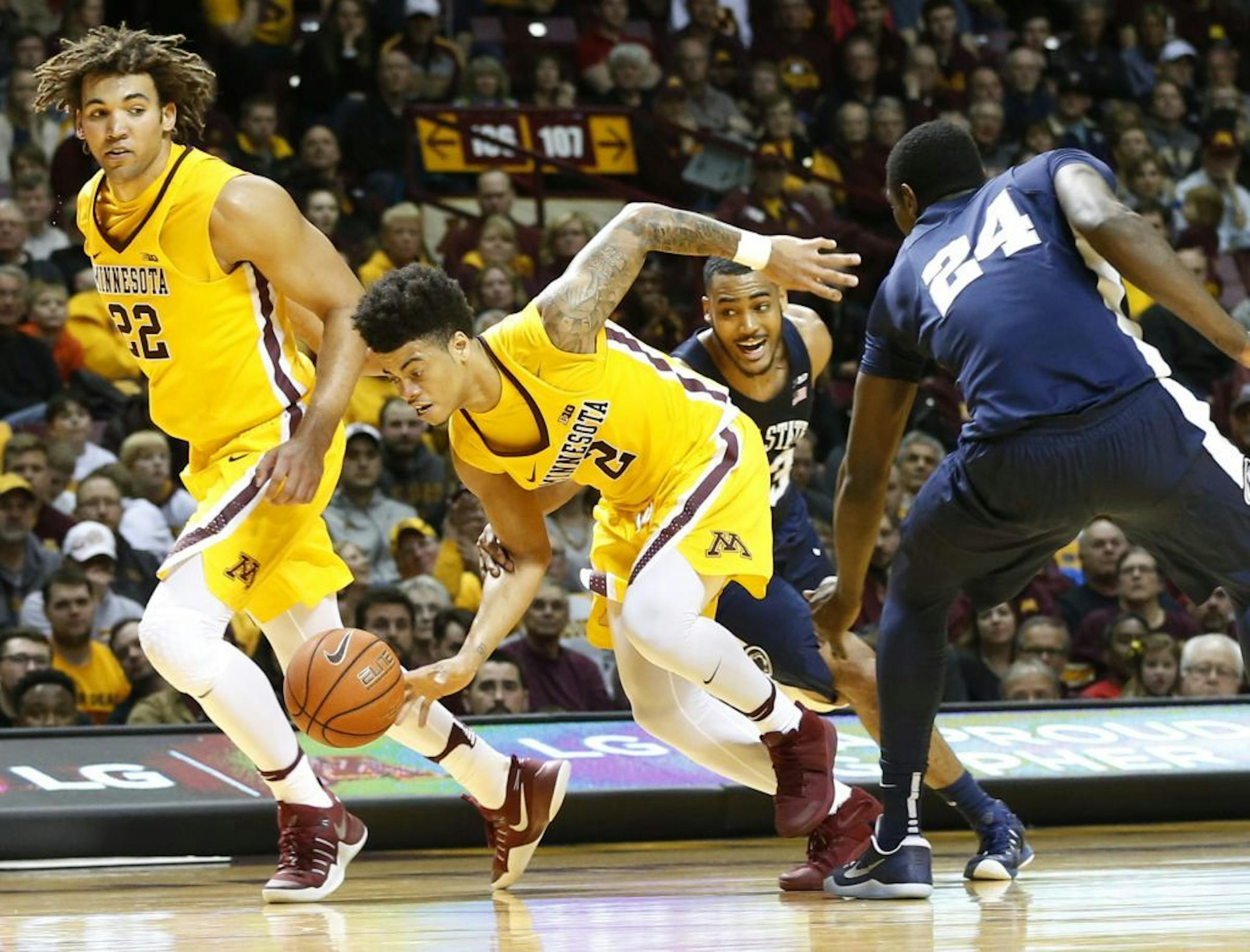 Seniors Nate Mason and Reggie Lynch ready to lead the Gophers