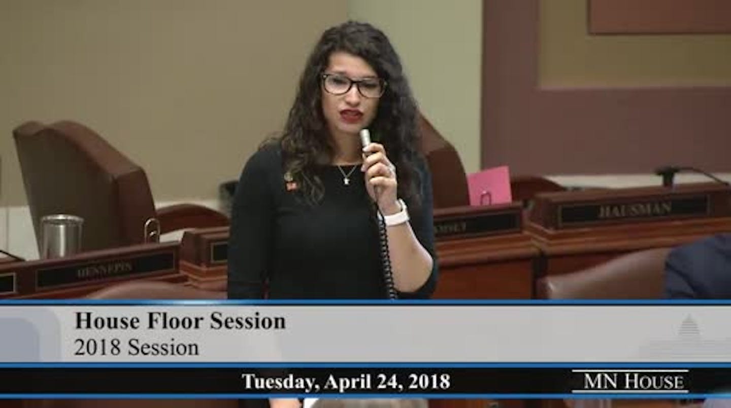 DFL Rep. Erin Maye Quade stages sit-in on Minnesota House floor over ...
