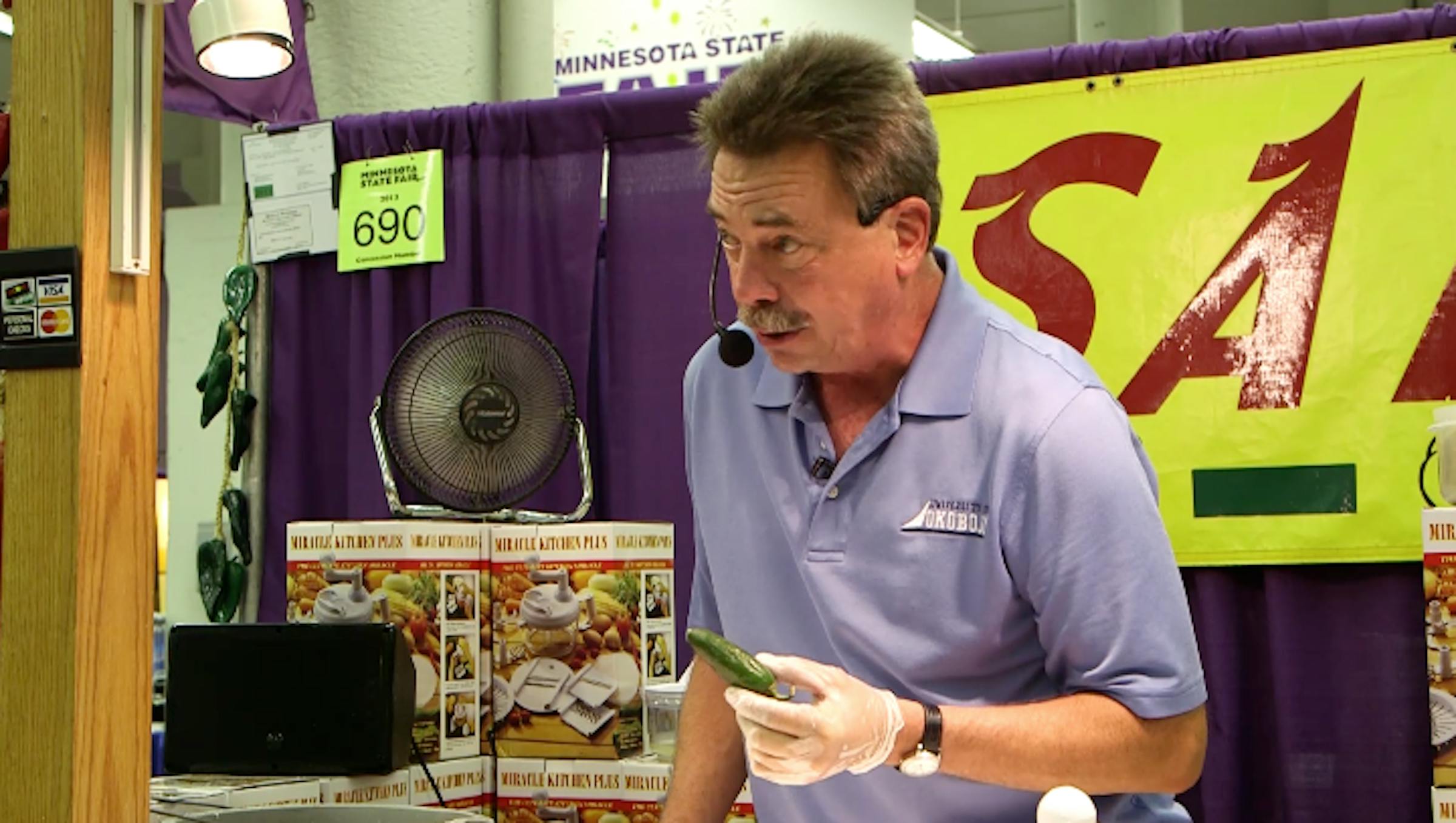 Polished pitchmen – and their wares – are popular fare at the fair