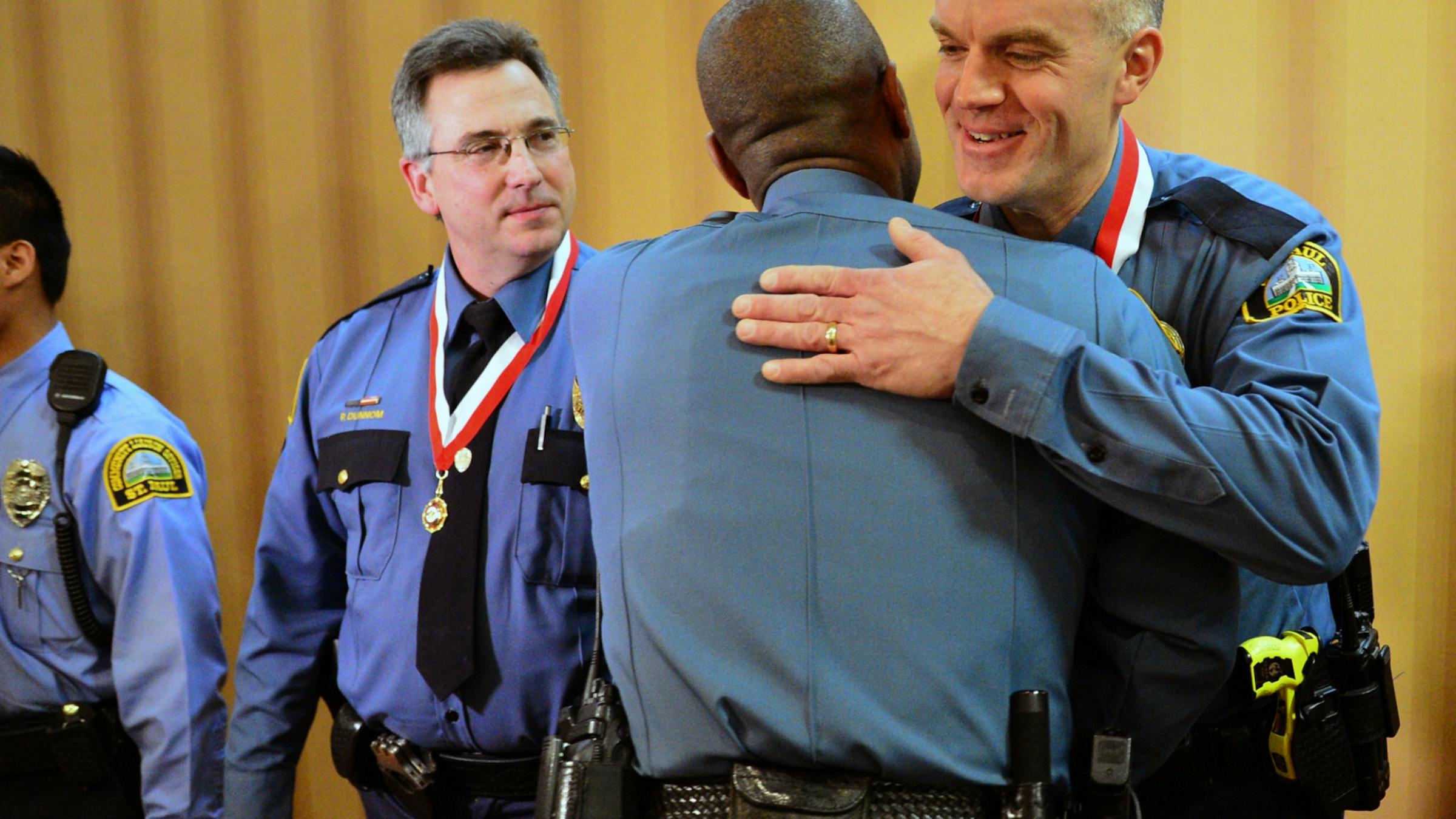St. Paul honors 16-year veteran Tanghe as officer of the year