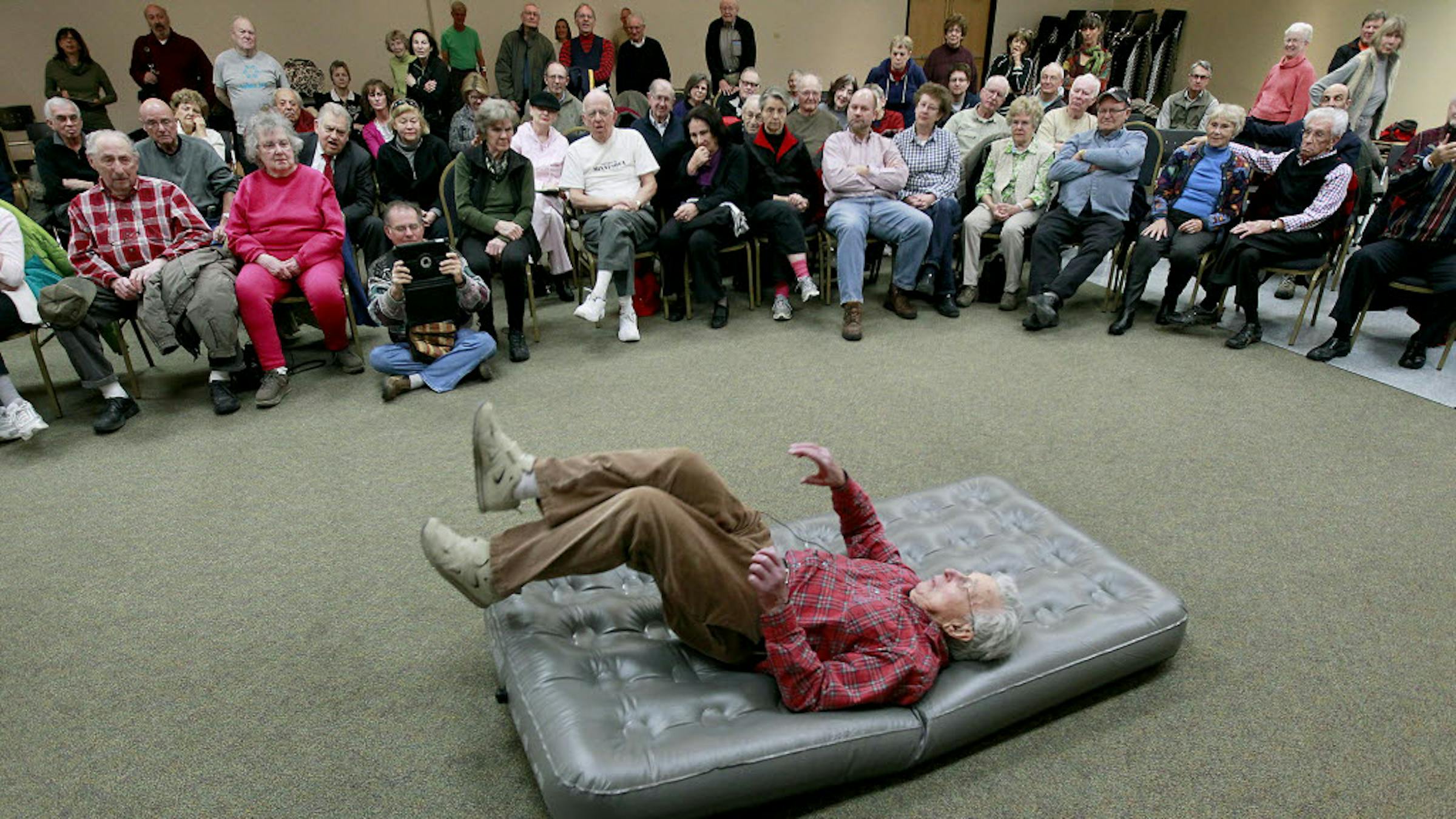 95-year-old shares tricks of safe falling