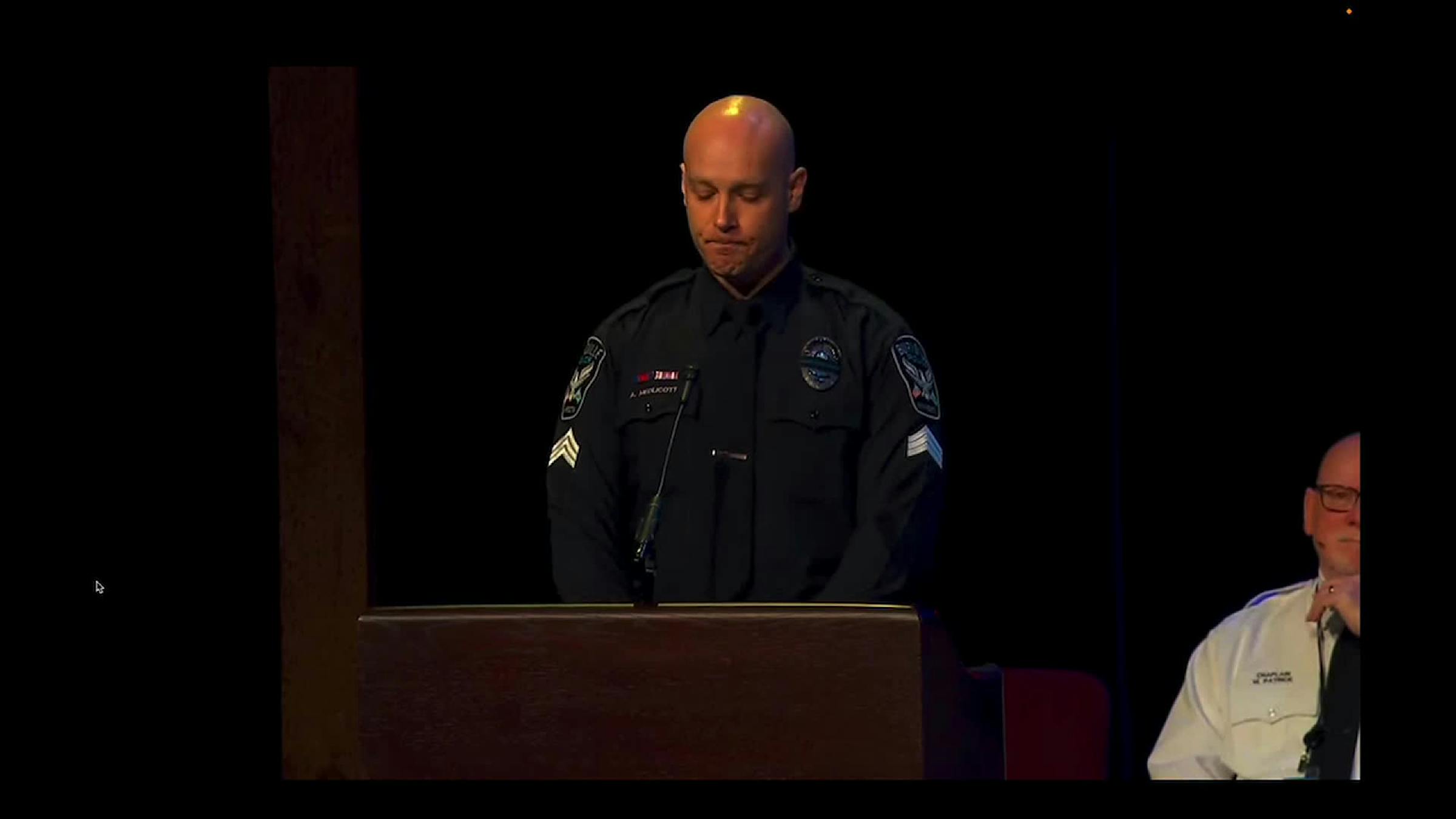 Sgt. Adam Medlicott, wounded during standoff, remembers fallen ...