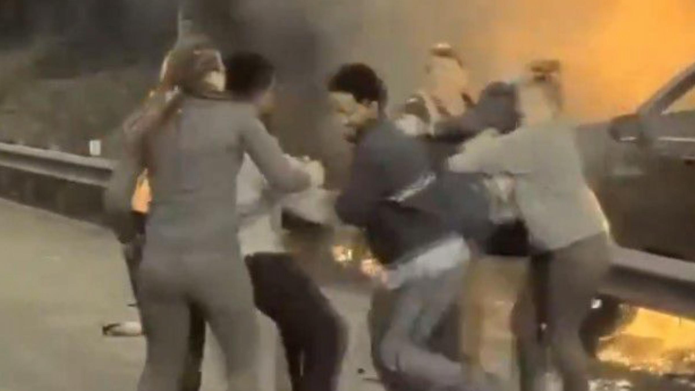 Driver rescued from burning car on I-94 in St. Paul thanks good ...